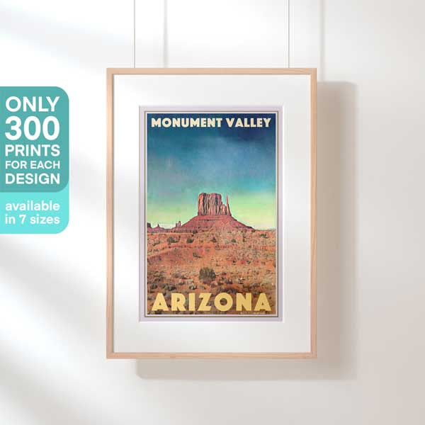 Monument Valley Poster Arizona | Americana Poster of Arizona – My Retro ...