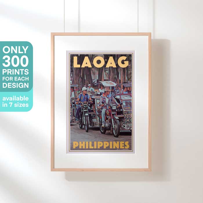 Laoag Poster | Philippines Vintage Travel Poster by Alecse – MyRetroposter