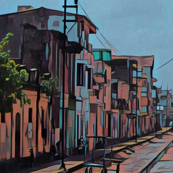 Pondicherry Print Canal | Tamil Nadu Travel Poster of Pondicherry – My ...