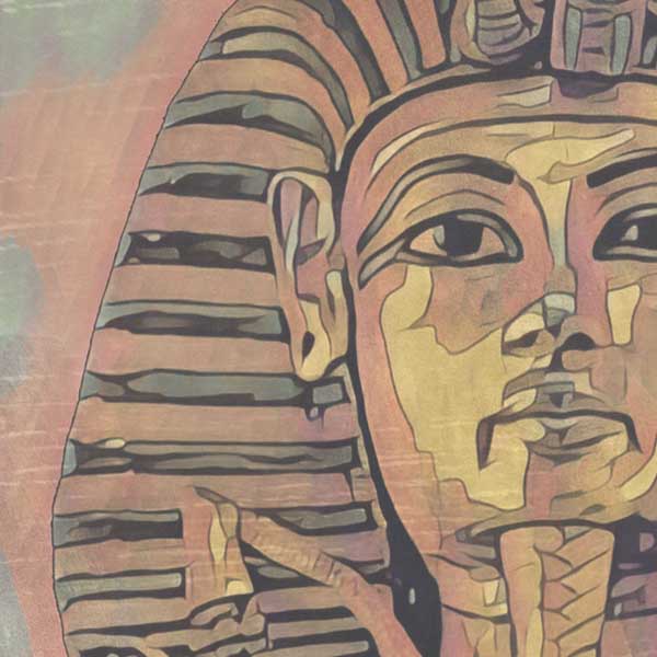 Tutankhamun Poster | Ancient Egypt travel poster – My Retro Poster