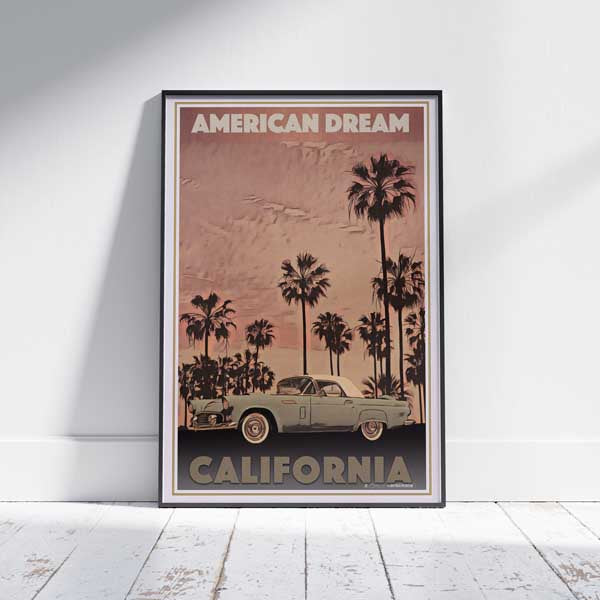 American Dream Poster Thunderbird | Classic California Poster – My ...
