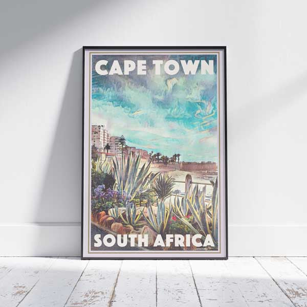 Cape Town Poster | South AFrica Travel Poster of Cape Town – My Retro ...