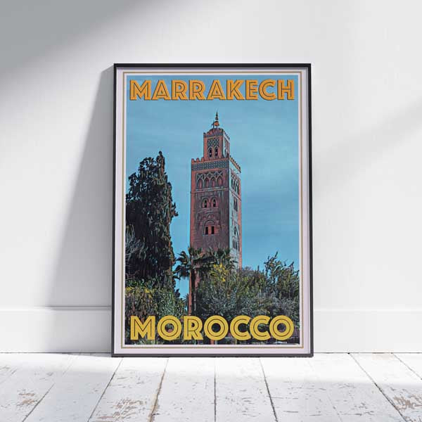 Vintage Travel Poster of Marrakech | Morocco Poster – My Retro Poster