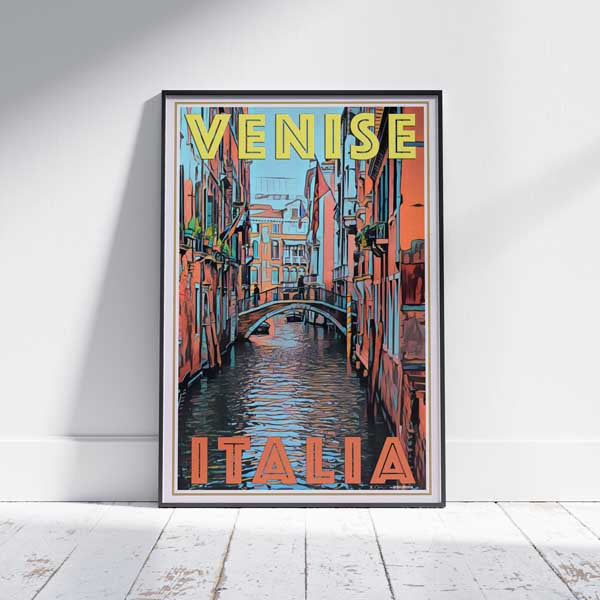 Venice Poster Canal 1 | Italy travel Poster of Venice – My Retro Poster