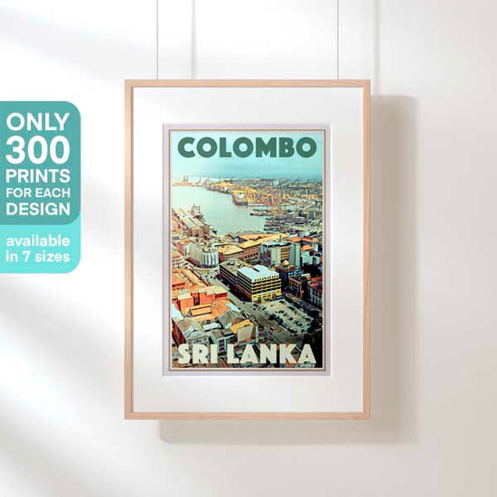 Colombo Port View - Limited Edition Travel Poster by Alecse – My Retro ...