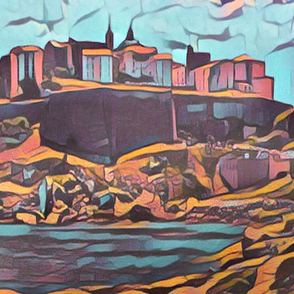 Vintage travel poster Calvi - Retro Art Print Corse / Corsica – My ...