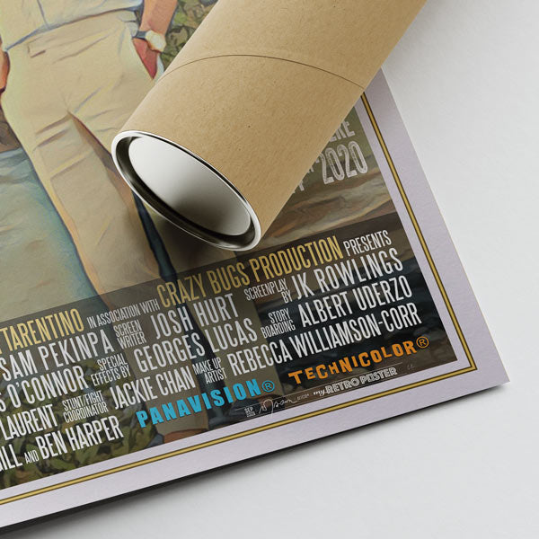 Personalised Movie Poster | Custom Vintage Movie-like Art Print – My ...